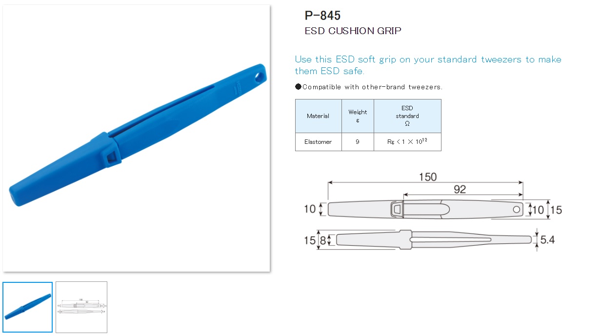 Ichiban Precision Sdn Bhd - Hozan - HOZAN ESD CUSHION GRIP